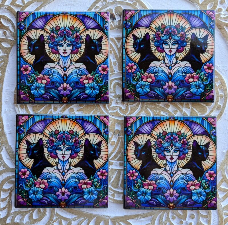 Ceramic Coasters Xanadu Semaphore